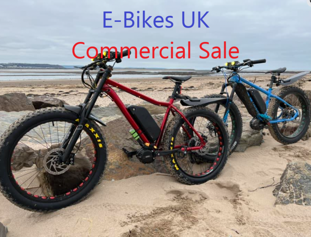 Commercial E-Bikes UK Single Advertisement £25 Plus VAT - Electron Cycles